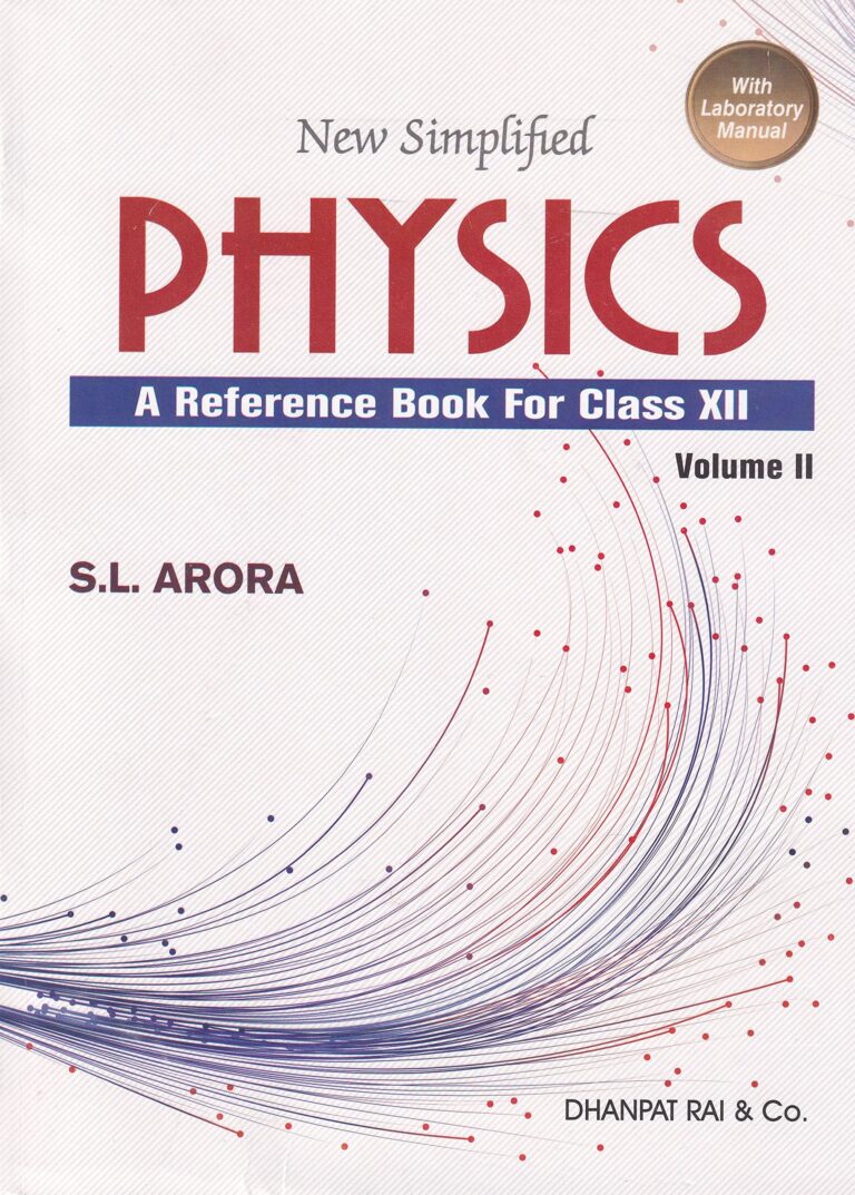 S.L Arora Physics Volume 1 2023-2024 Class 12 PDF | ReadYourFlow - Read ...